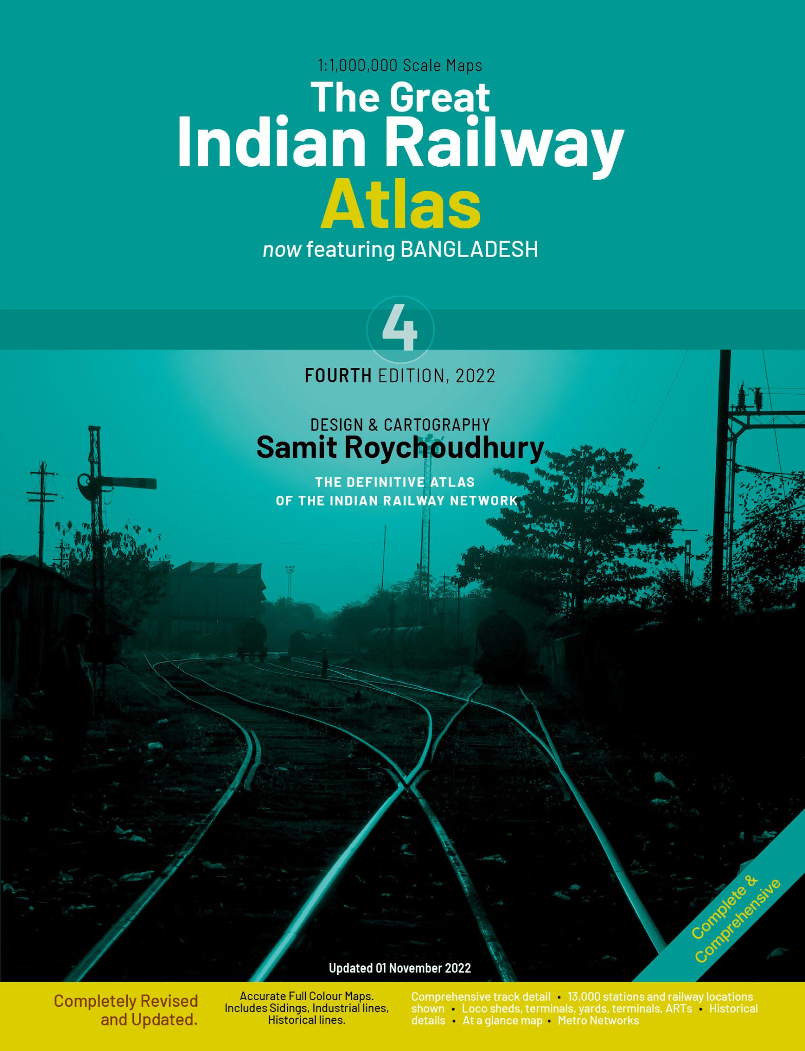 Great Indian Railway Atlas - 4th Edition - Indianrailstuff